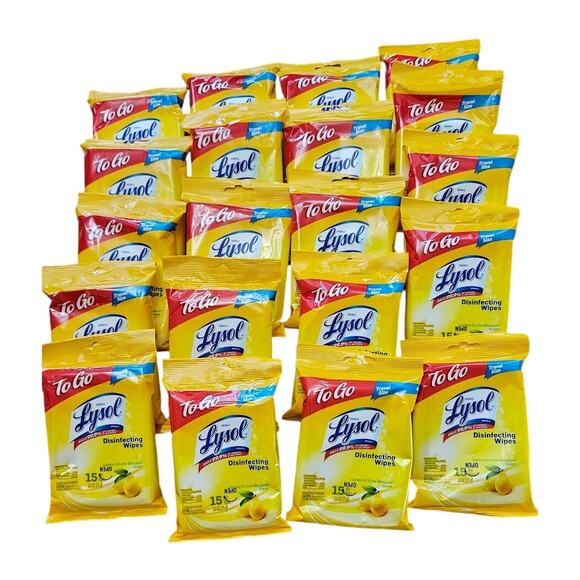 Lysol | Other | 2pack Lot Lysol Travel To Go Packs Individual Packs ...